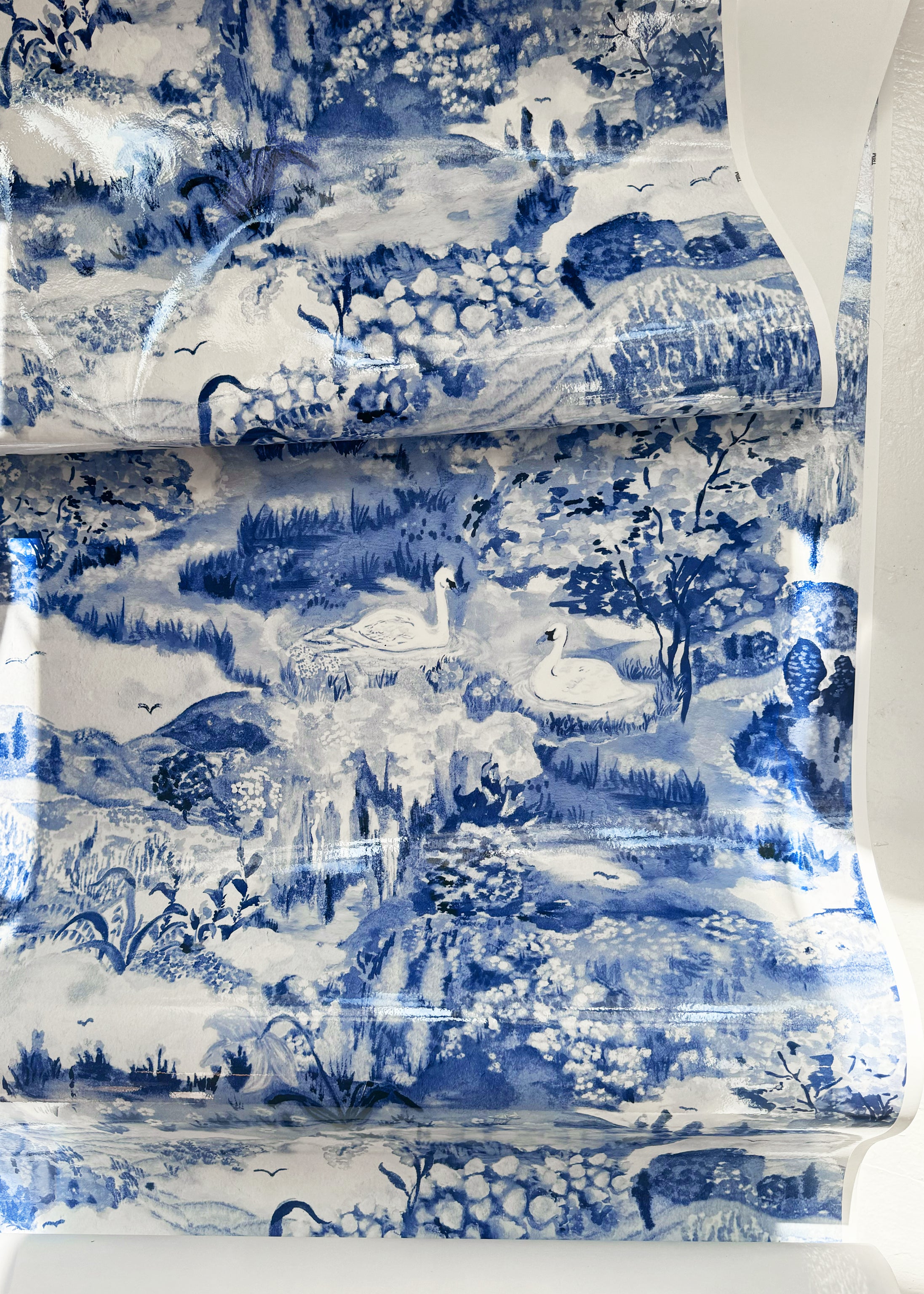 Meadow Wallpaper | Delftware | Artist Series Laura Chautin– The Lawns